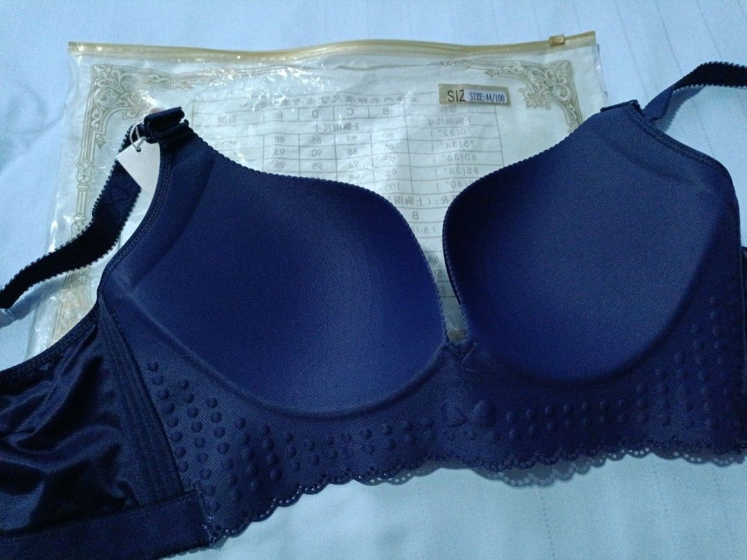 Blue plus size bra, Women's Fashion, New Undergarments & Loungewear on ...