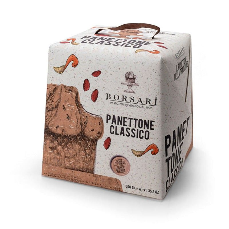 Borsari Panettone Classico Box 1kg Expiry 5 May 2024 Packed in box ...