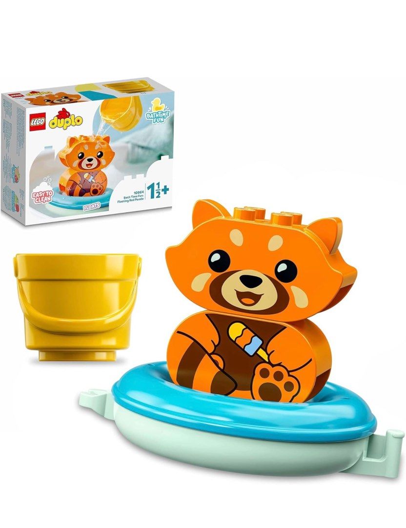 BRAND NEW LEGO DUPLO My First 10964 Bath Time Fun: Floating Red Panda ...