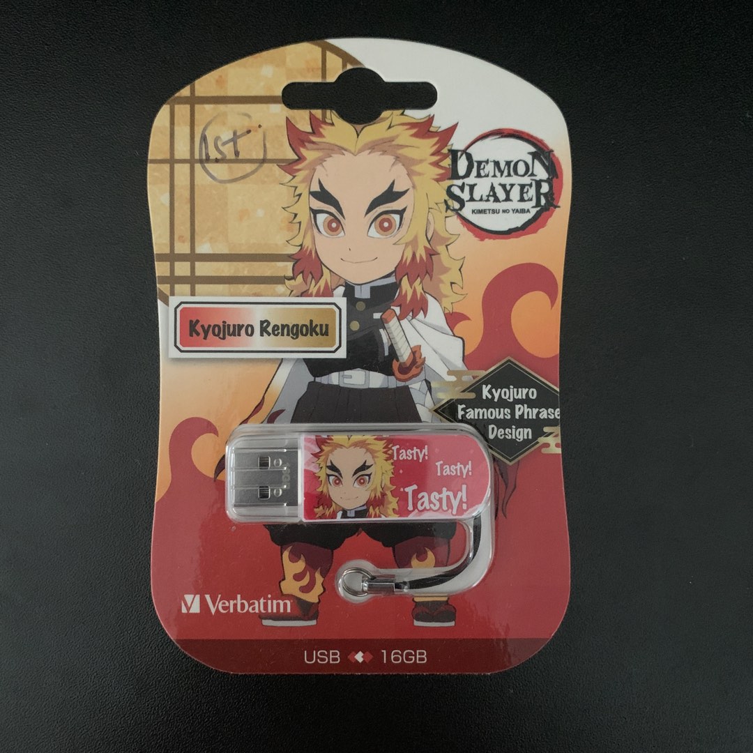Brand new Verbatim Limited Edition 16GB Demon Slayer USB Flash Drive ...