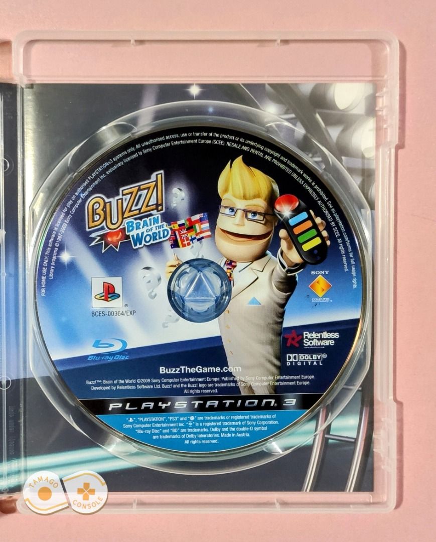 Buzz! Brain of the World - [PS3 Game] [ENGLISH Language] [CIB ...