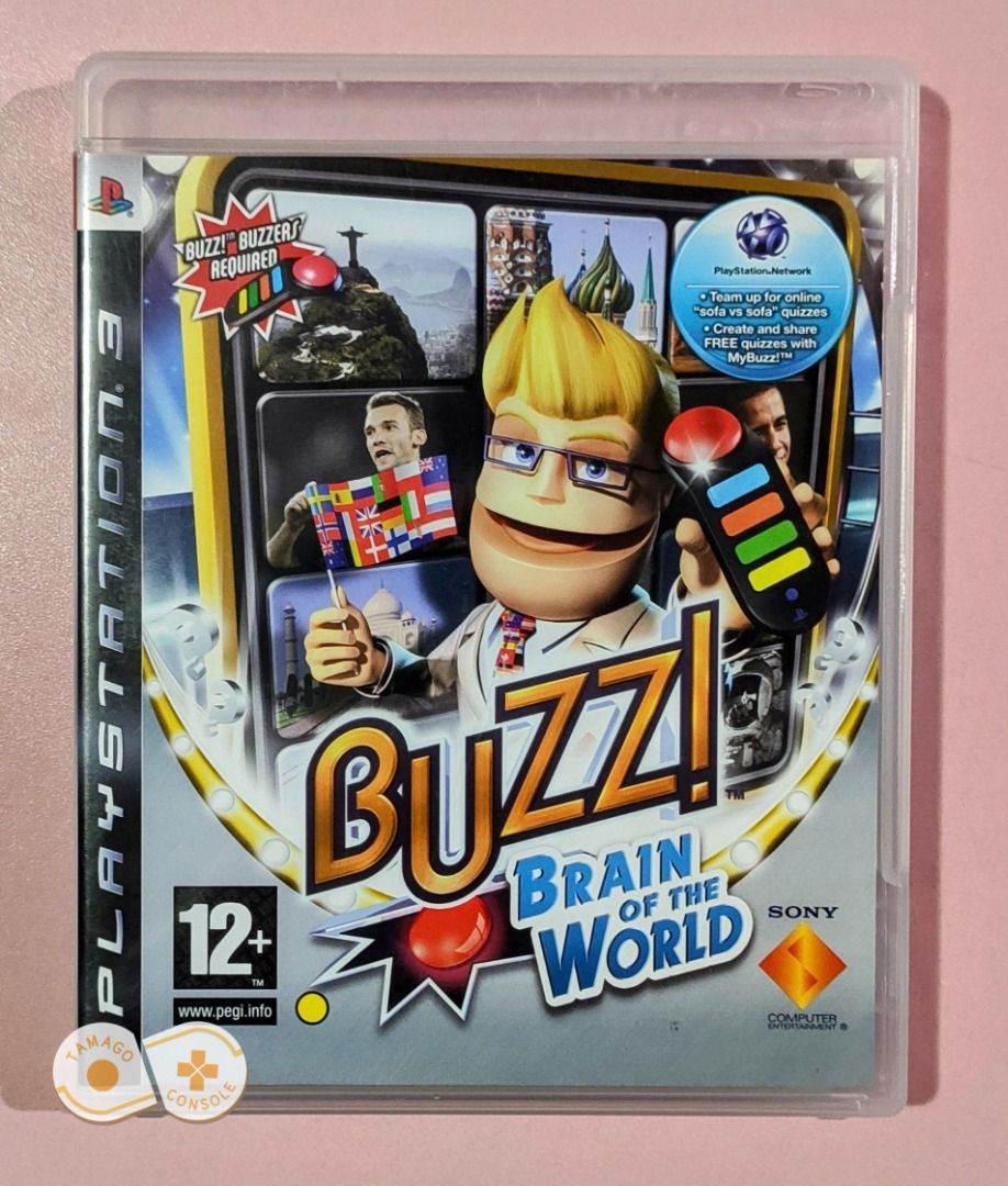 Buzz! Brain of the World - [PS3 Game] [ENGLISH Language] [CIB / Complete in Box], Video Gaming ...