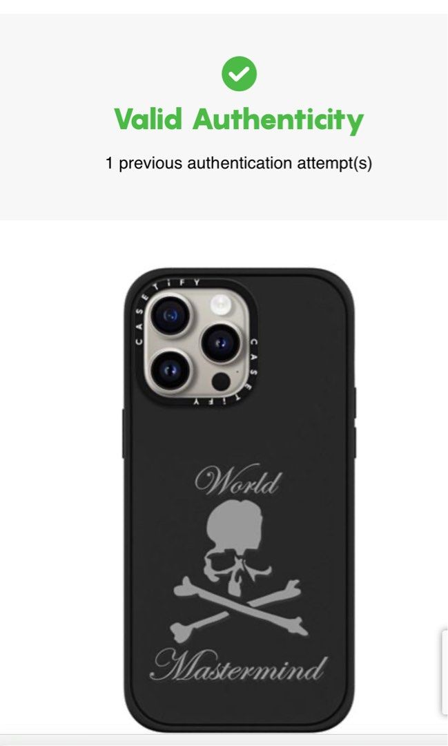 CASETiFY x Mastermind World Case for iPhone 15 Pro Max, Mobile Phones ...