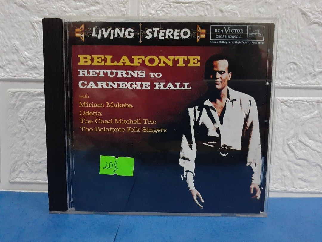 (CD) Belafonte Returns To Carnegie Hall , Hobbies & Toys, Music & Media, CDs & DVDs on Carousell