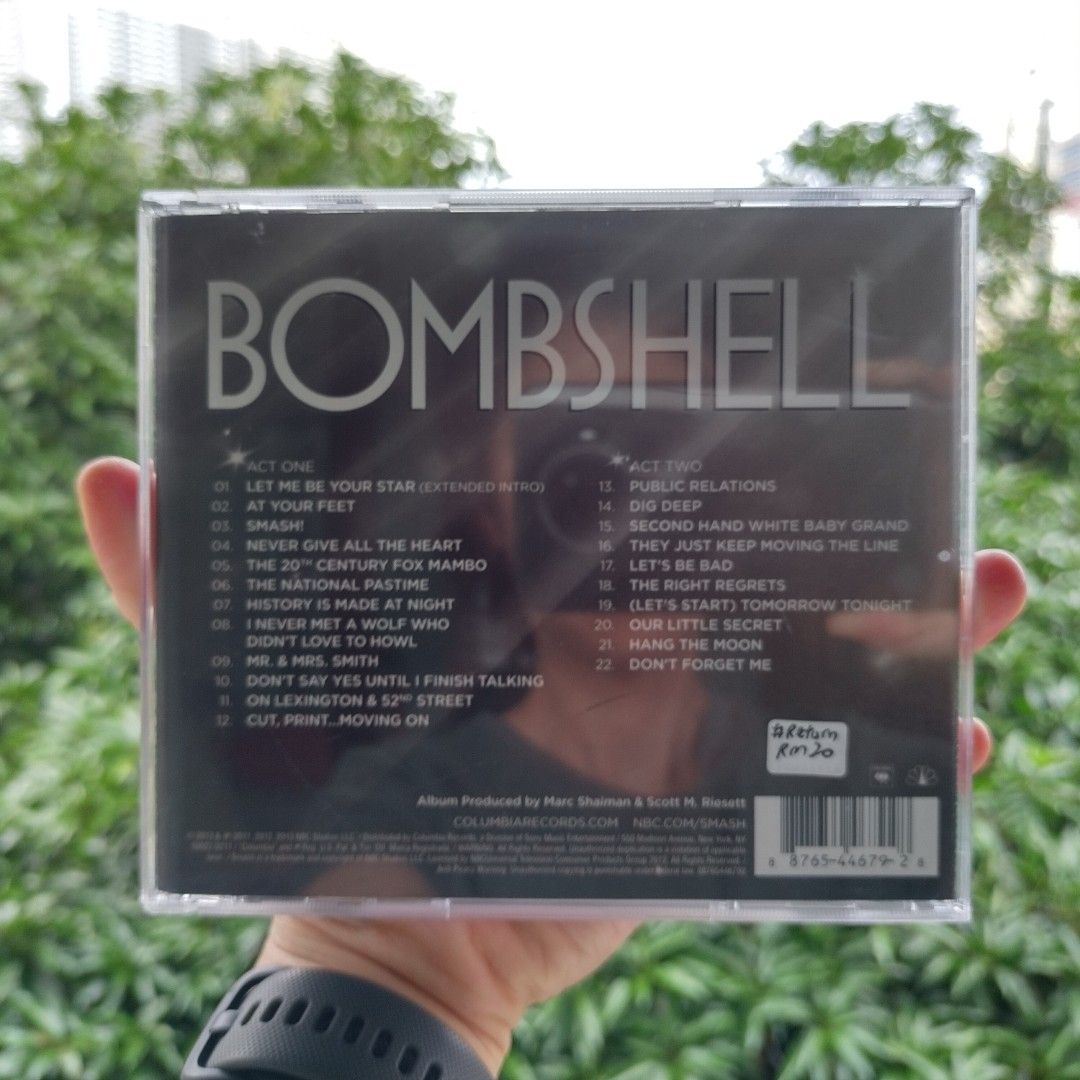 (CD) BOMBSHELL: THE NEW MARILYN MUSICAL FROM SMASH, Hobbies & Toys ...
