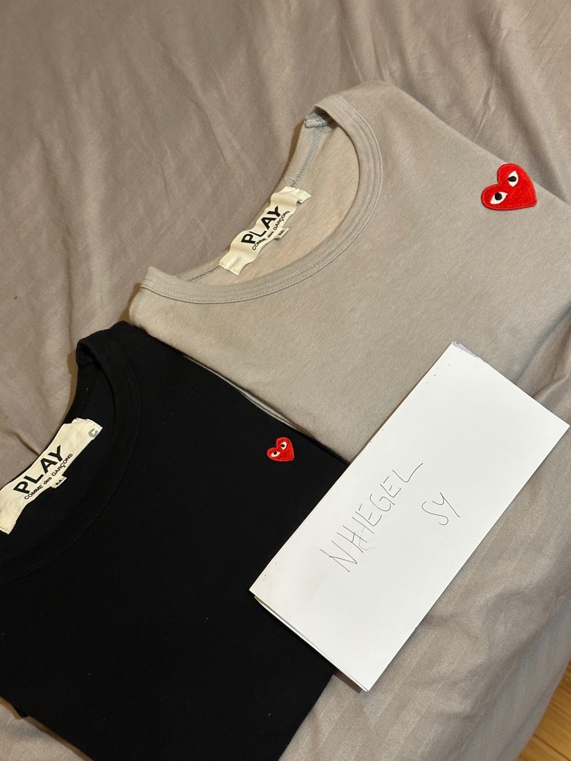 Cdg comme des garcons play, Men's Fashion, Tops & Sets, Tshirts & Polo ...