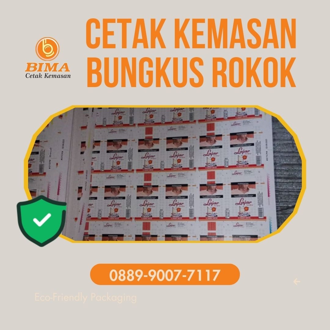 Cetak Kemasan Bungkus Rokok Custom Murah Kediri, Call / WA : 0889-9007 ...