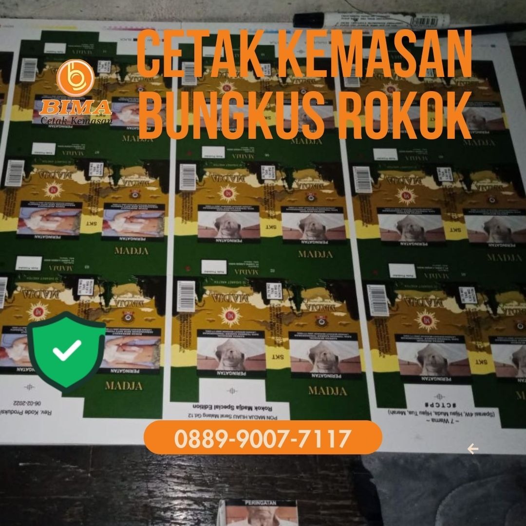 Cetak Kemasan Bungkus Rokok Custom Murah Solo, Call / WA : 0889-9007 ...
