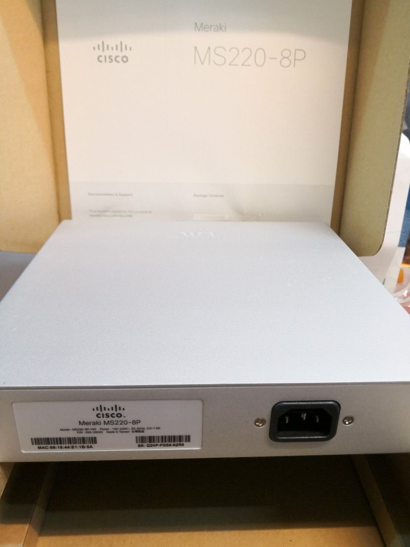 Cisco Meraki MS220-AP-HW, Computers & Tech, Office & Business ...