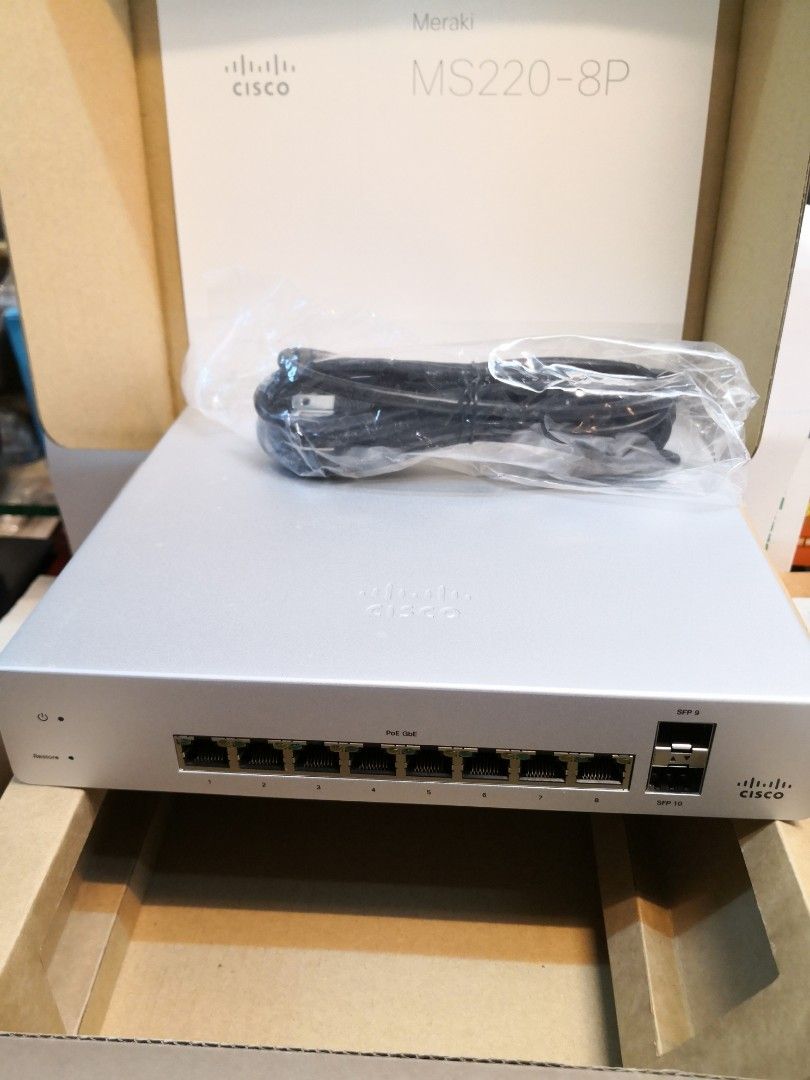 Cisco Meraki MS220-AP-HW, Computers & Tech, Office & Business ...