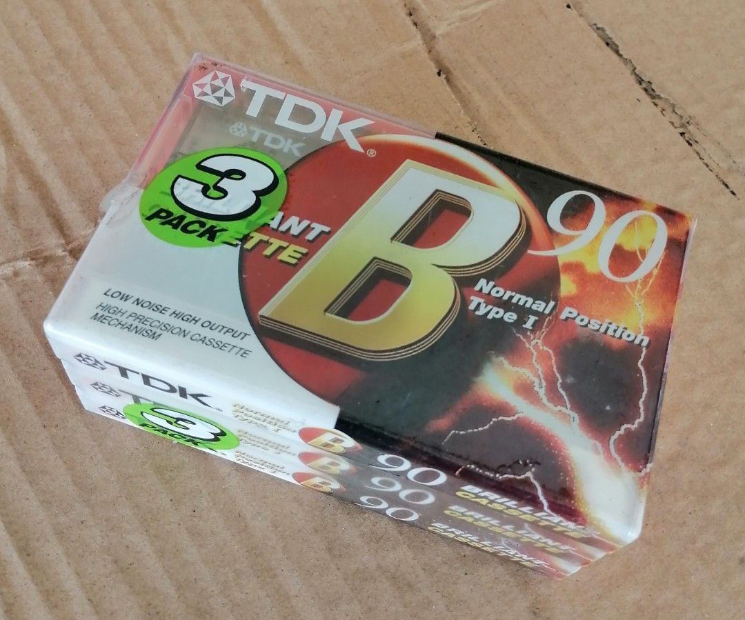 Classic old-school TDK cassettes. 3pack, Hobbies & Toys, Music & Media ...