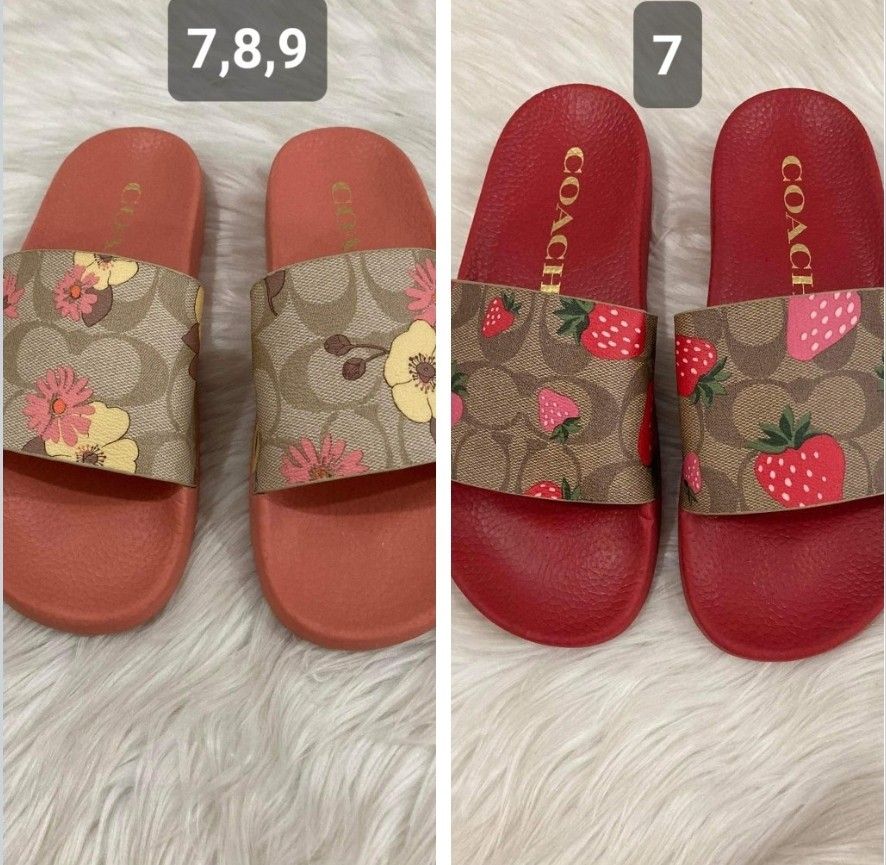 Coach Slides, Women's Fashion, Footwear, Slippers and slides on Carousell