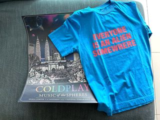 Coldplay Merchandise Poster Music of the Spheres live in Kuala Lumpur ...