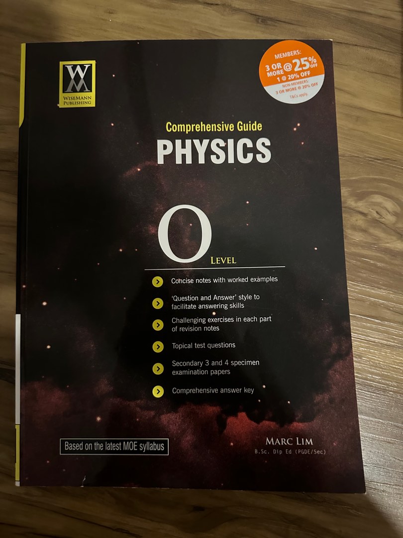 comprehensive guide physics o level, Hobbies & Toys, Books & Magazines ...