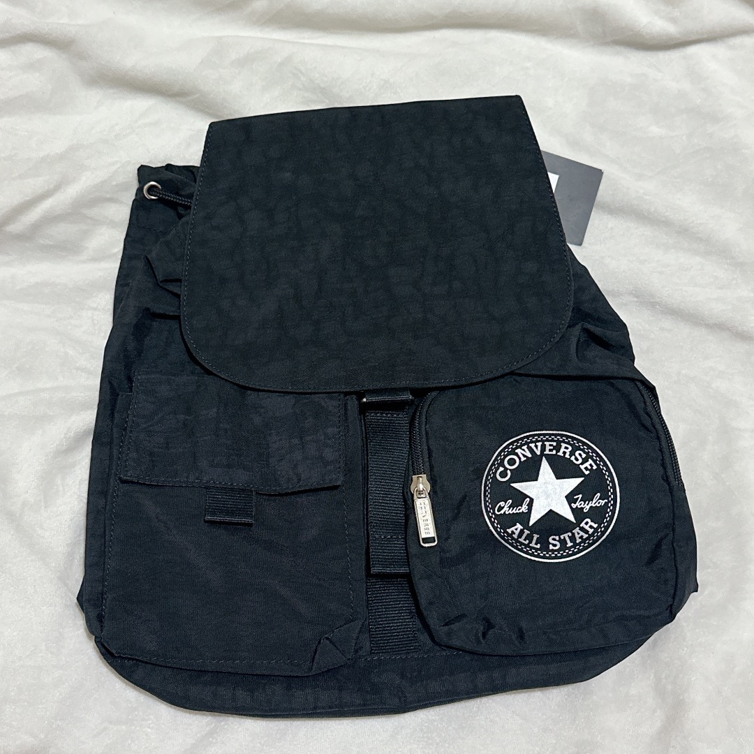 CONVERSE BACKPACK BLACK UNISEX ORIGINAL, Women's Fashion, Bags ...