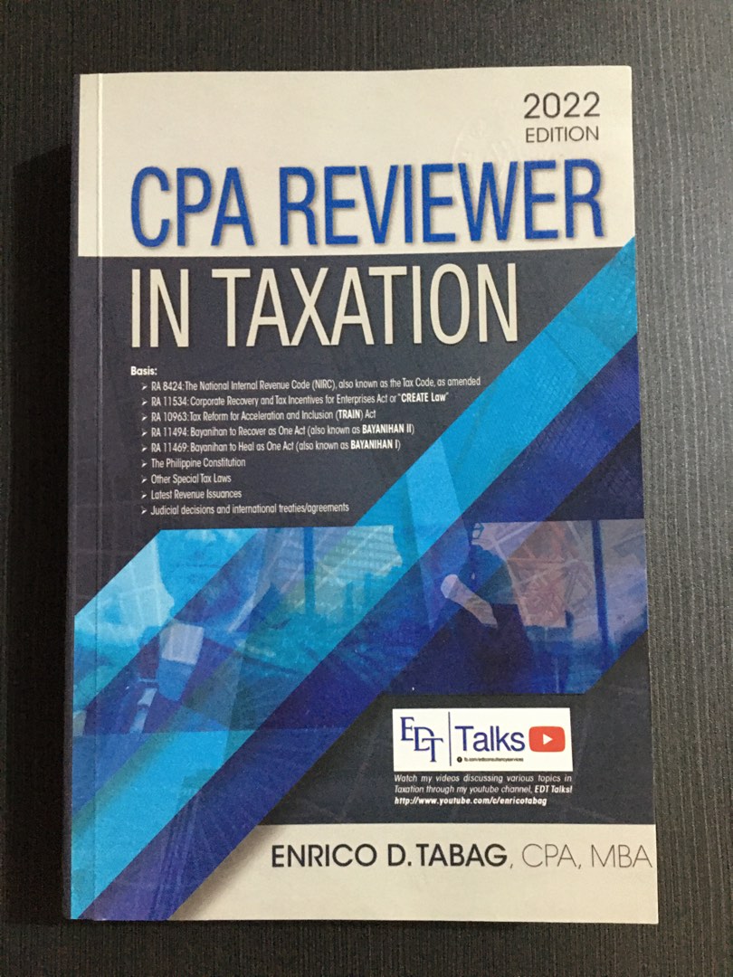 CPA Reviewer in Taxation, Hobbies & Toys, Books & Magazines, Textbooks on Carousell