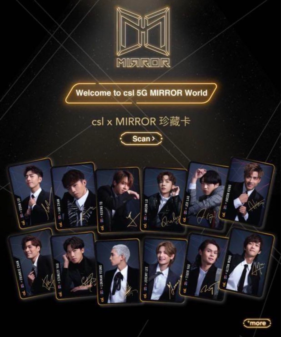 csl. x MIRROR珍藏卡3張(盲卡), 興趣及遊戲, 收藏品及紀念品, 明星周邊 - Carousell