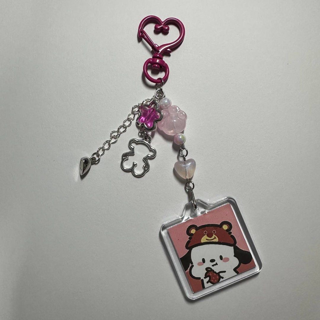 customisable matching couple keychains / beaded keychains, Hobbies ...