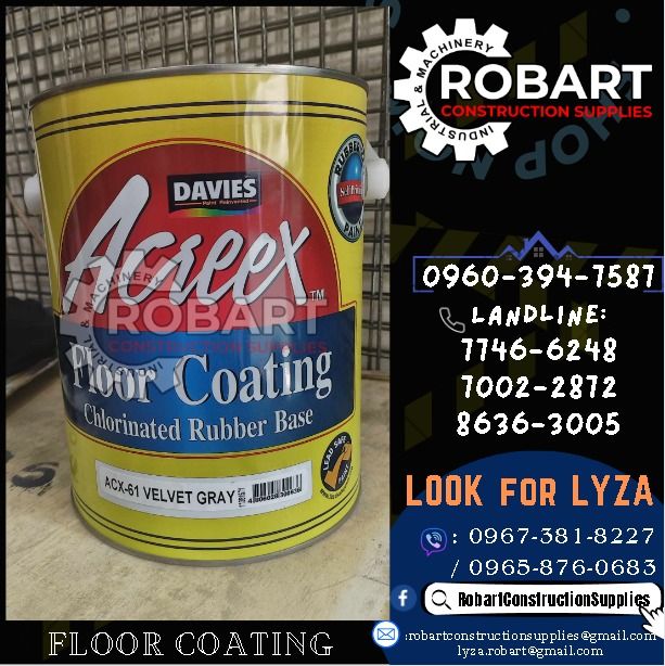 Davies Acreex Rubberized Paint, Commercial & Industrial, Construction ...