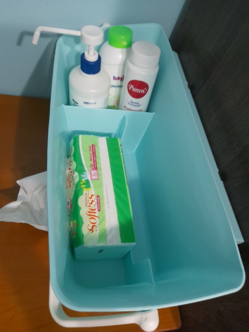 Diapers storage organiser box, Babies & Kids, Bathing & Changing ...
