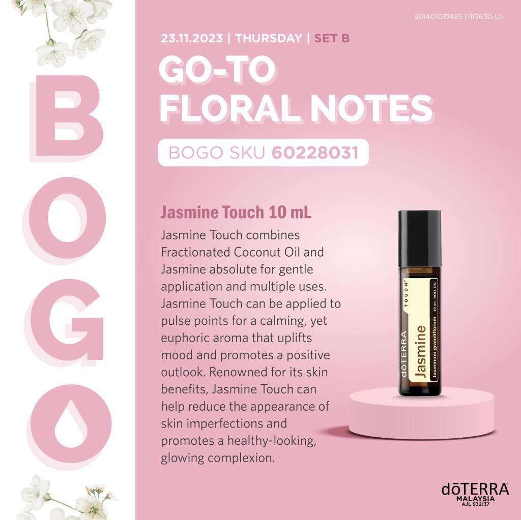 [LAST] doTERRA BOGO Rose Jasmine Touch, Furniture & Home Living, Home ...