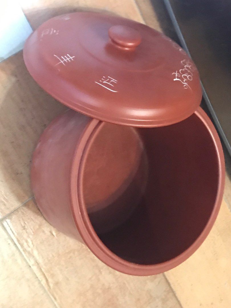 Double boil Clay pot, bowls and plates, Furniture & Home Living ...