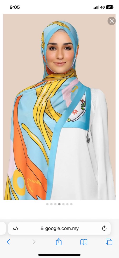 Duck Scarve Merdeka Limited Edition, Women's Fashion, Muslimah Fashion ...