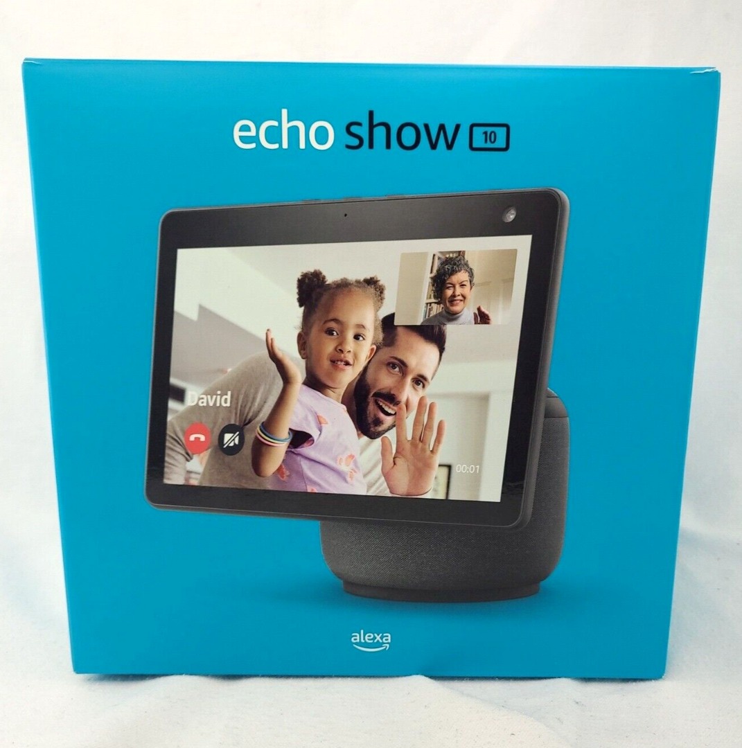 Echo Show 10 (3rd Gen) Gen 3 | HD smart display with motion and Alexa | Charcoal or Glacier ...