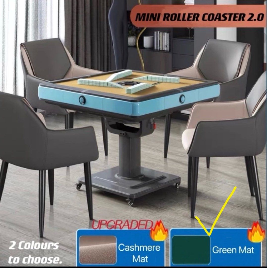 Electric Mahjong Table Mini Roller Coaster 2.0 / Automatic Mahjong ...