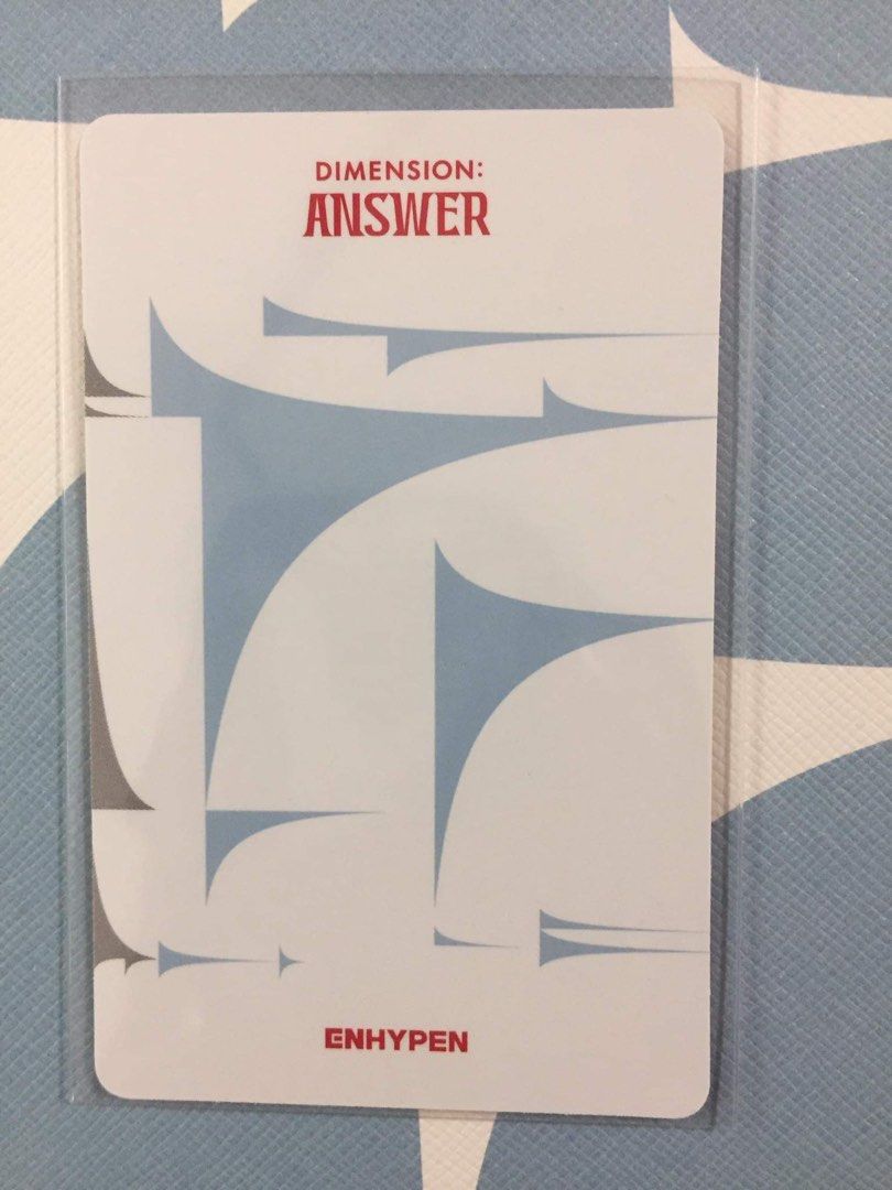 ENHYPEN DIMENSION : ANSWER - ALBUM, Hobbies & Toys, Memorabilia ...