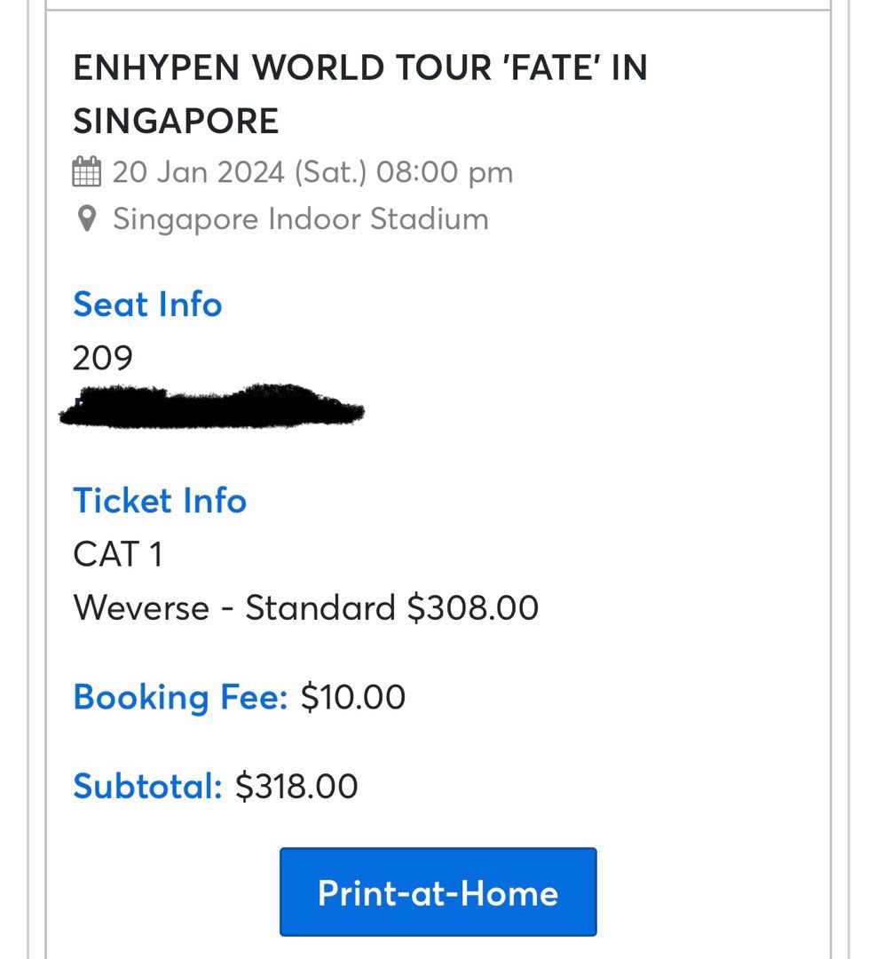 Enhyphen Cat 1 concert ticket, Tickets & Vouchers, Event Tickets on ...