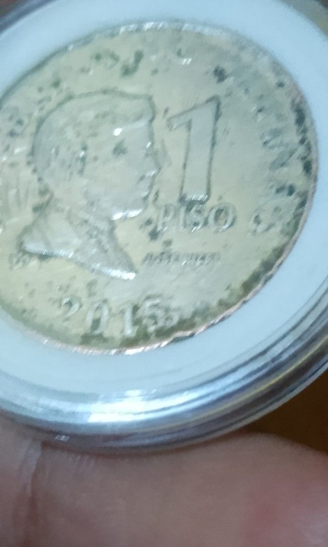 Error 2015 1 Peso BSP Extra number or letter G "2015", Hobbies & Toys ...