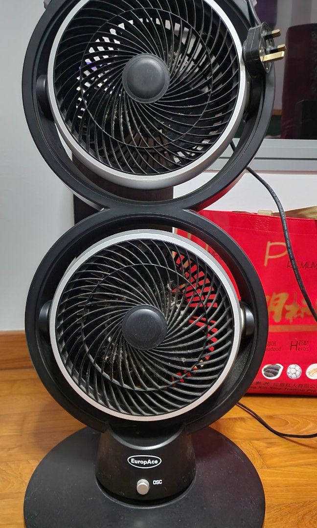 EQQ 7L EuropAce 7inch Turbo Fan Dual Blower/ 9 Inch Blowers, Furniture ...