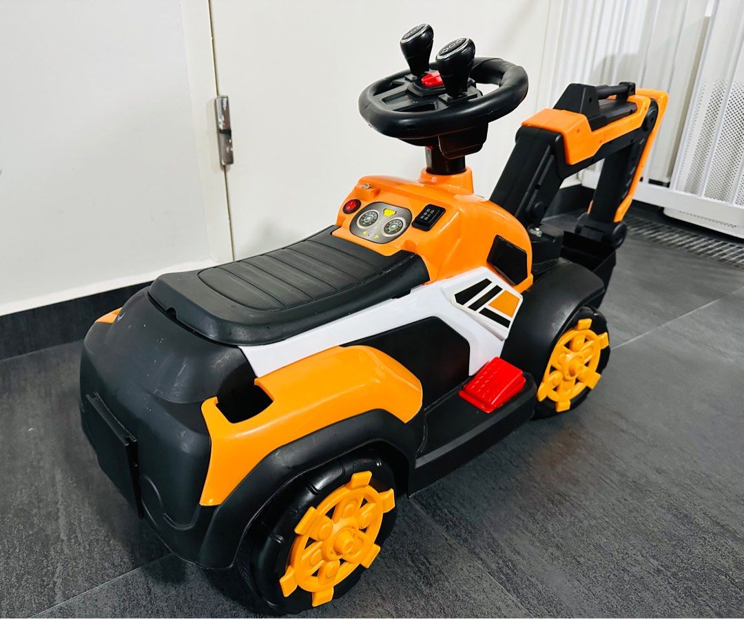 Excavator Kids Big Toy Car, Hobbies & Toys, Toys & Games on Carousell