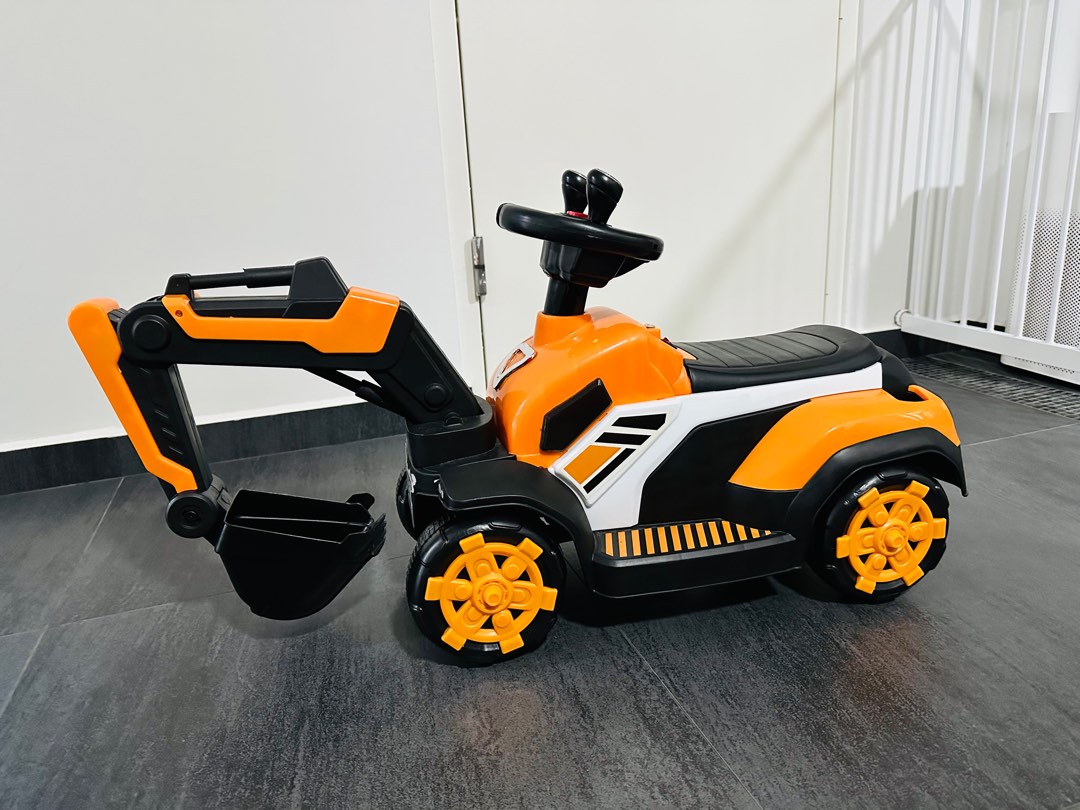 Excavator Kids Big Toy Car, Hobbies & Toys, Toys & Games on Carousell