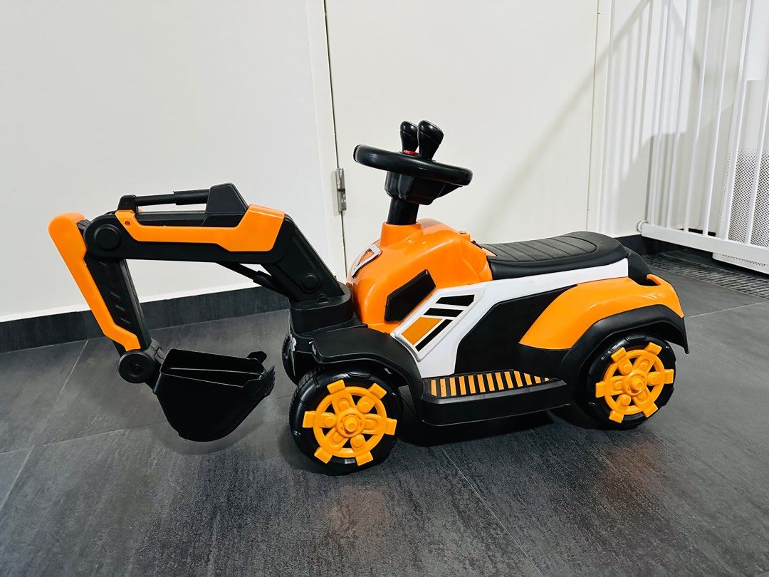 Excavator Kids Big Toy Car, Hobbies & Toys, Toys & Games on Carousell