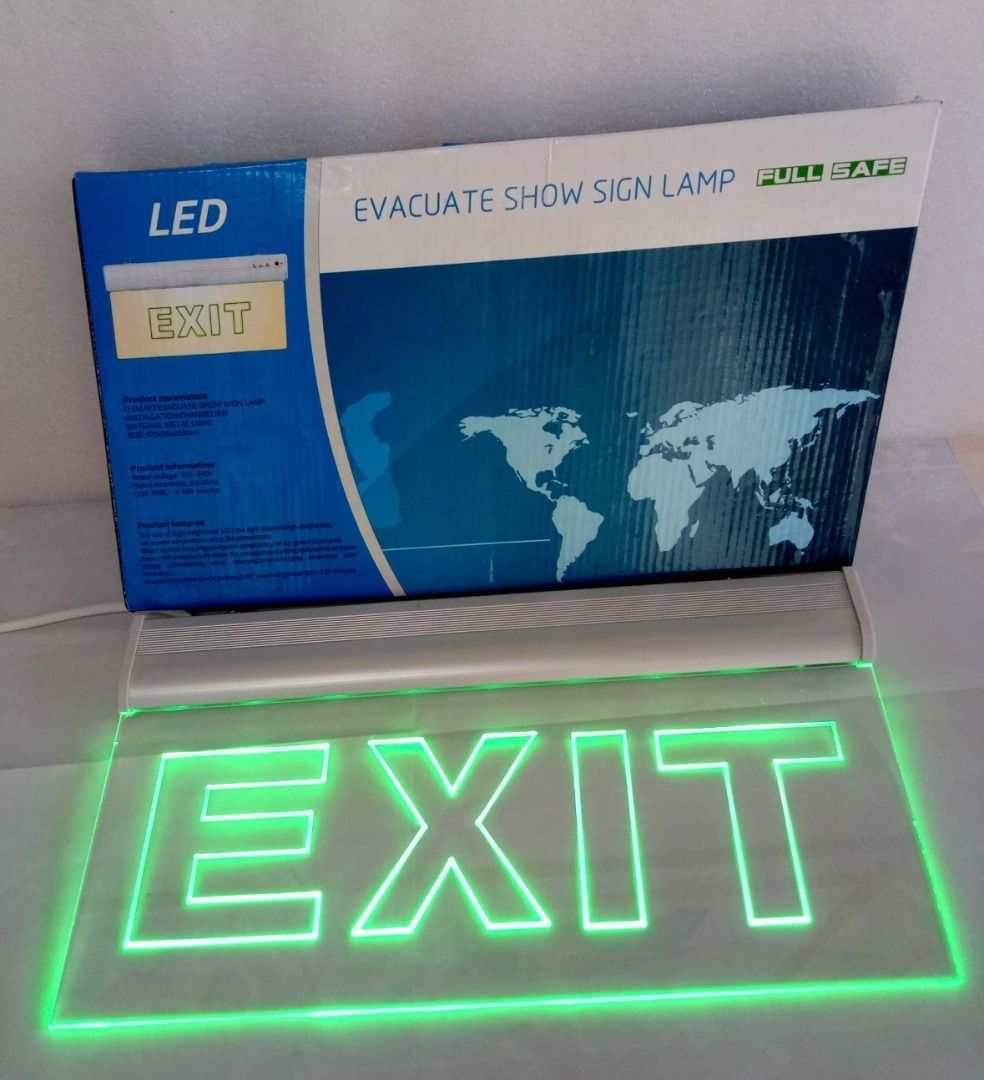 EXIT DOOR SIGNS, EXIT SIGNAGE, EXIT SIGN, Commercial & Industrial ...