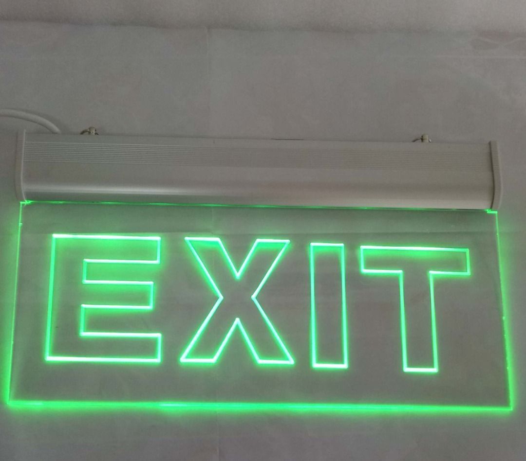 EXIT DOOR SIGNS, EXIT SIGNAGE, EXIT SIGN, Commercial & Industrial ...