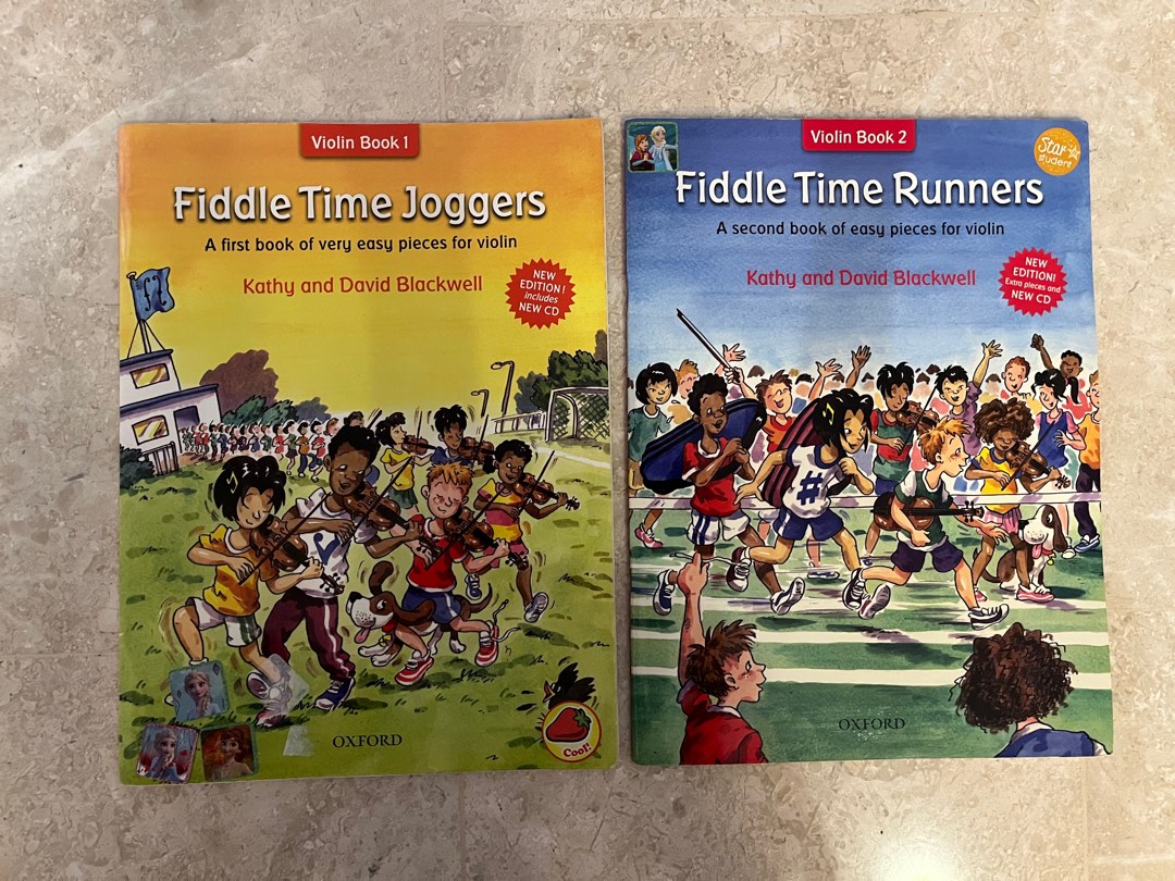 Fiddle Time Runners Violin Book 1 and 2, Hobbies & Toys, Music & Media ...