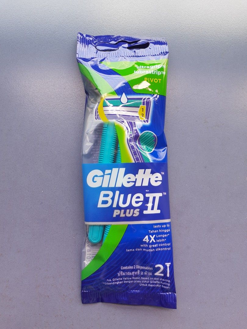 Free Brand New Gillette Blue Plus II Razor (Please READ), Beauty ...