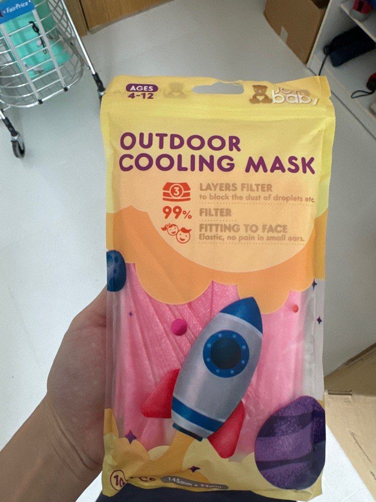 FREE outdoor cooking mask 4-12yo, Health & Nutrition, Face Masks & Face ...