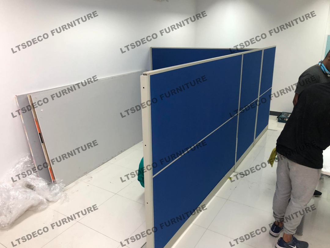 FULL FABRIC HIGH PANEL DIVIDER PARTITION | OFFICE FURNITURE | OFFICE ...