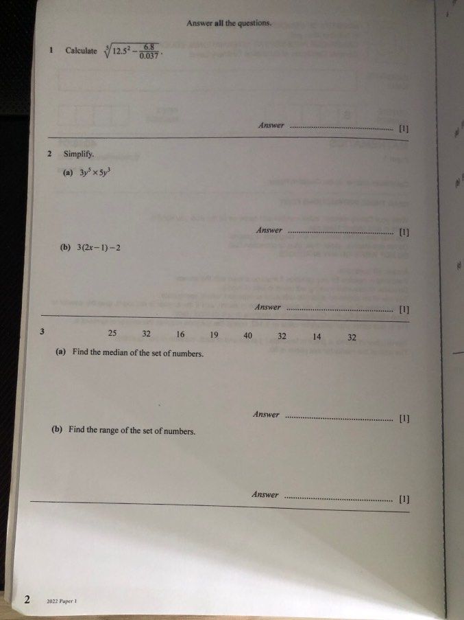 GCE O Level E-Math Yearly Ten Year Series (2013 - 2022 inclusive ...