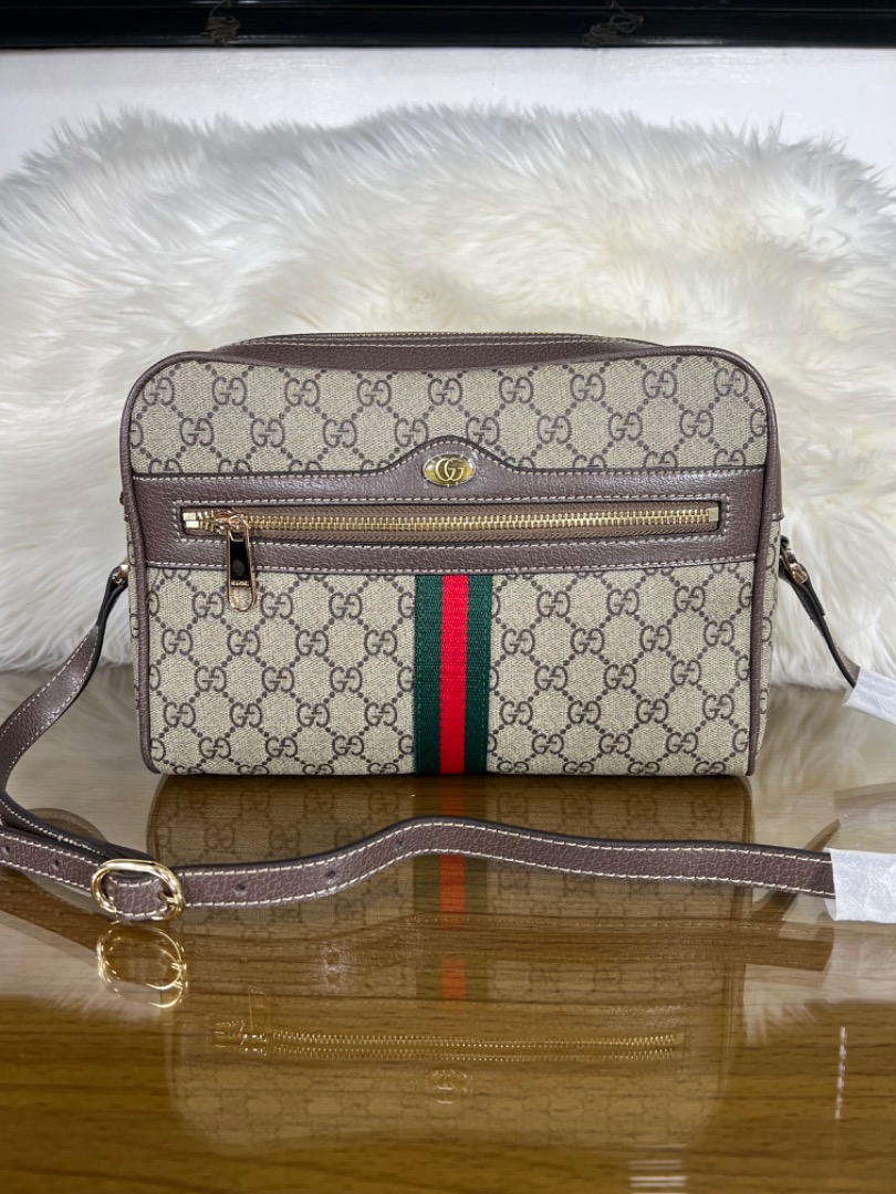 GG Supreme Web Small Ophidia Shoulder Bag, Women's Fashion, Bags ...