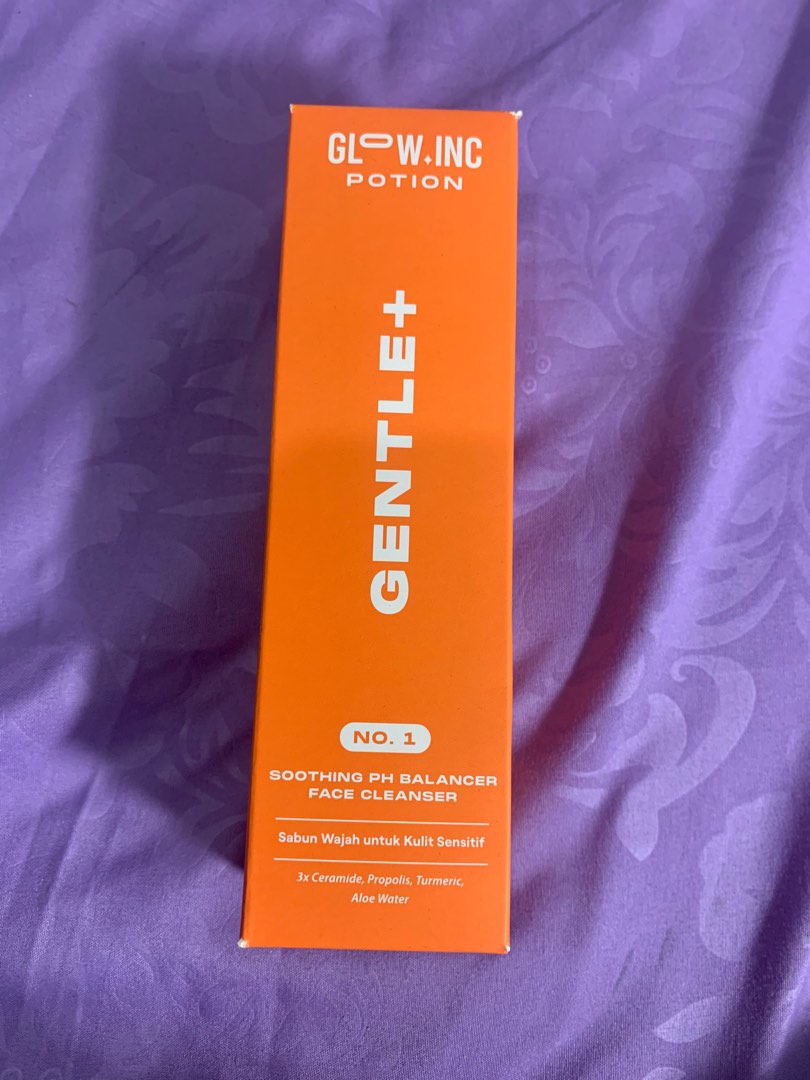 Glow Inc Gentle+ Face Cleanser, Kesehatan & Kecantikan, Kulit, Sabun ...