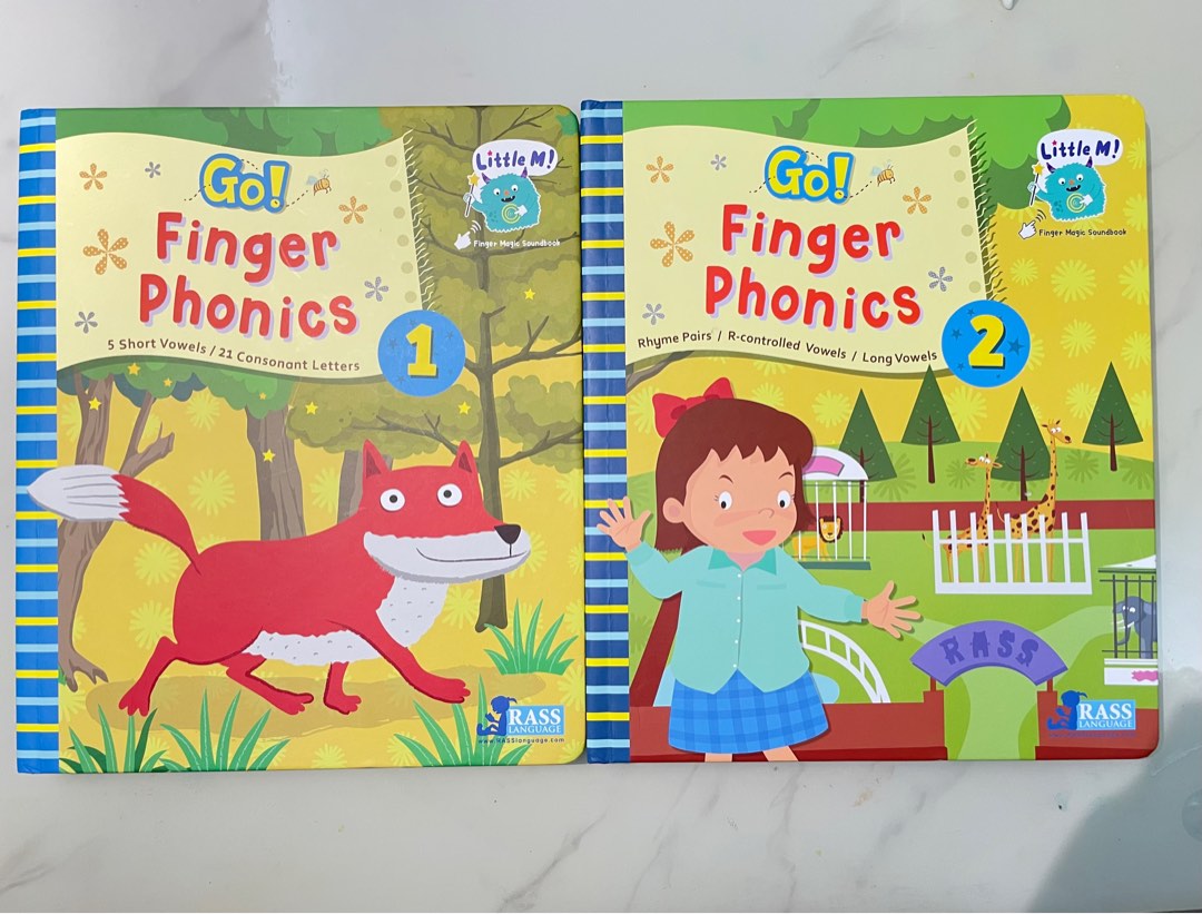 Go! Finger Phonics 1 & 2, 興趣及遊戲, 書本 & 文具, 小朋友書 - Carousell