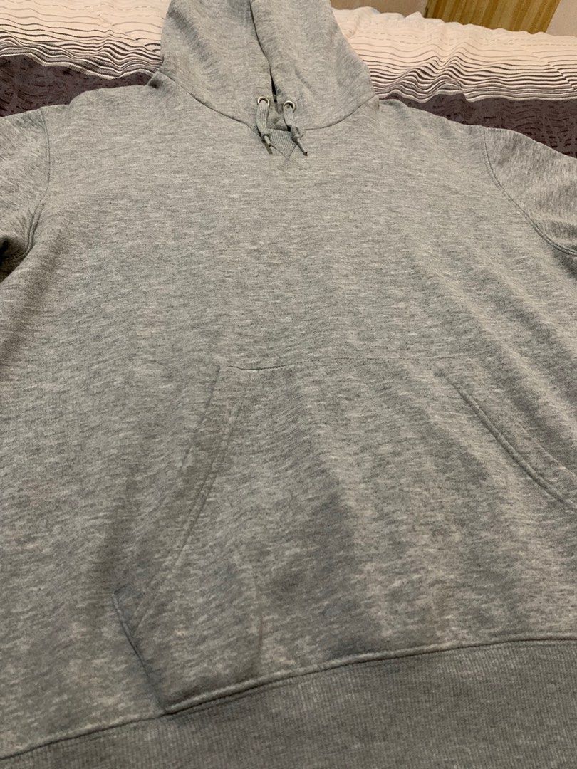 GU By Uniqlo Grey Hoodie Jacket, Men's Fashion, Coats, Jackets and ...