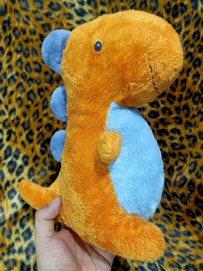 GUND BRAND ORANGE T-REX DINOSAUR PLUSH, Hobbies & Toys, Toys & Games on ...