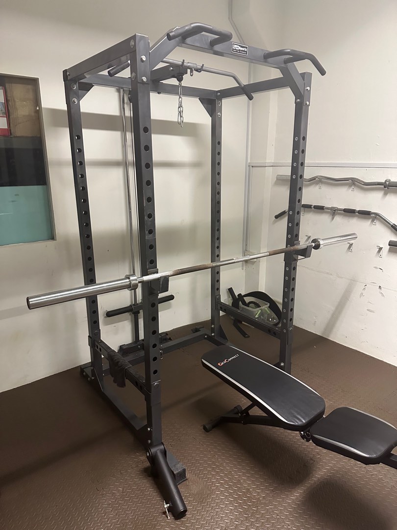 Gym Sportz Multi Function Gym Rack with accessories, Sports Equipment ...