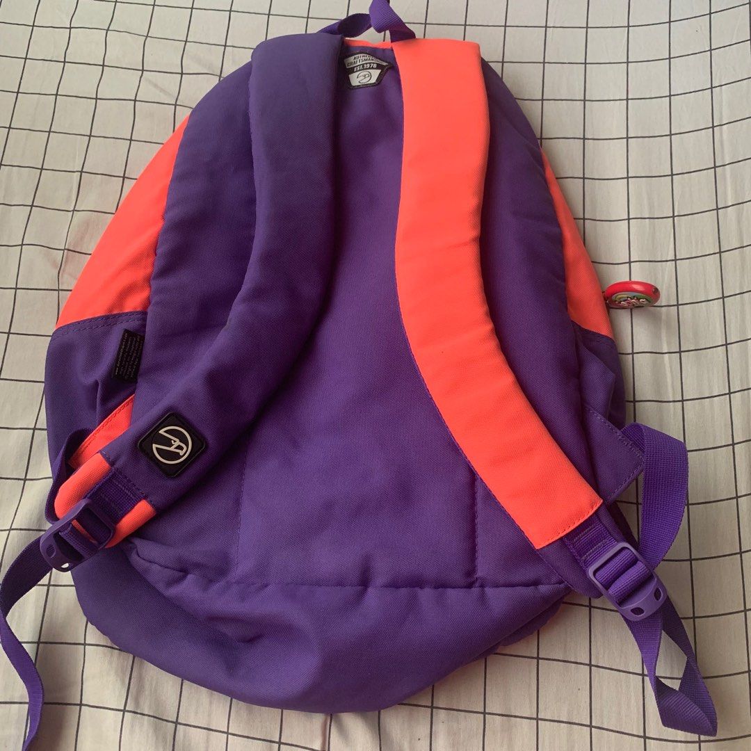 Hawk Pink Violet Purple Backpack BTS Jimin, Women's Fashion, Bags ...